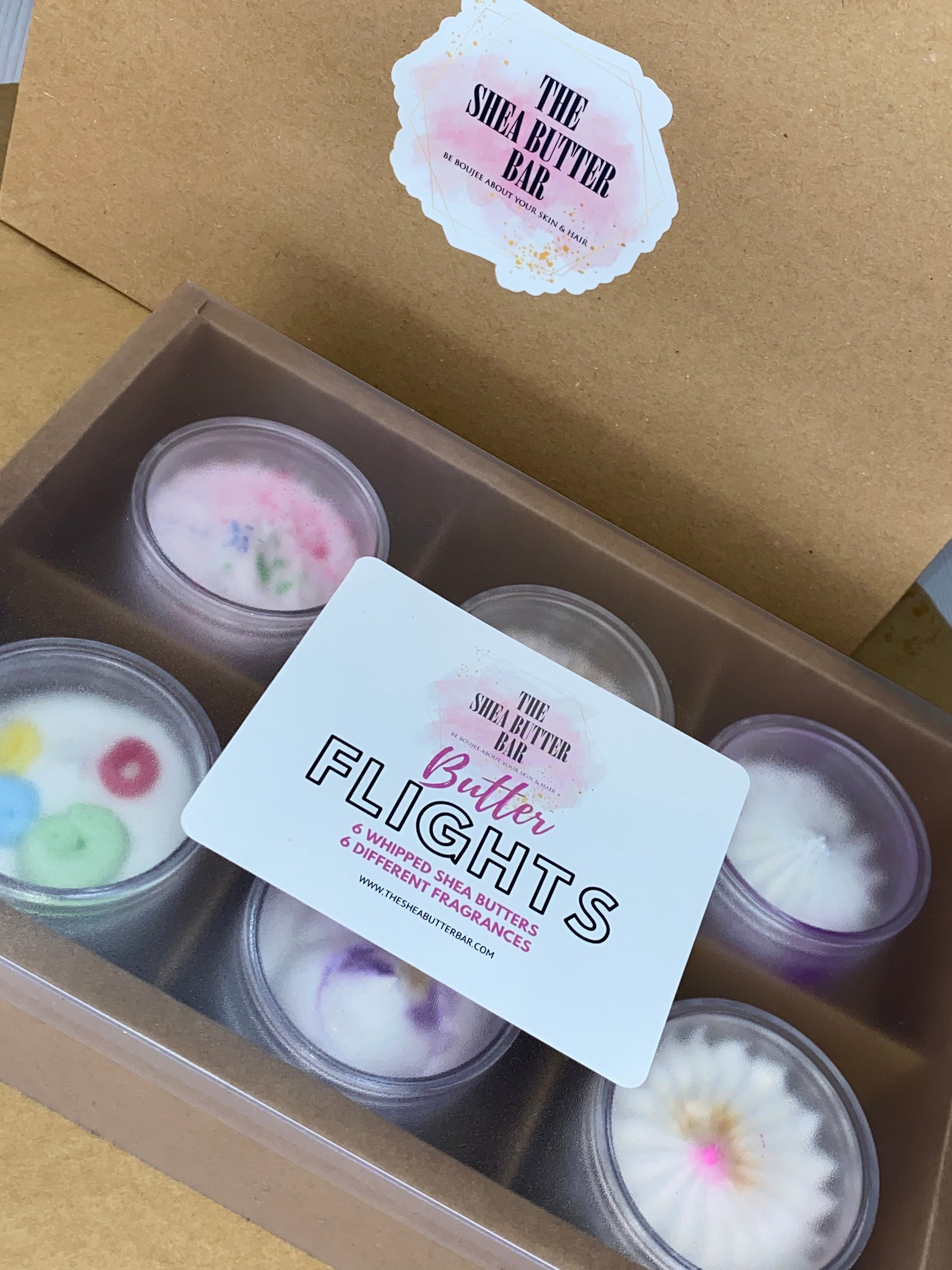 BUTTER FLIGHTS | THE SHEA BUTTER BAR